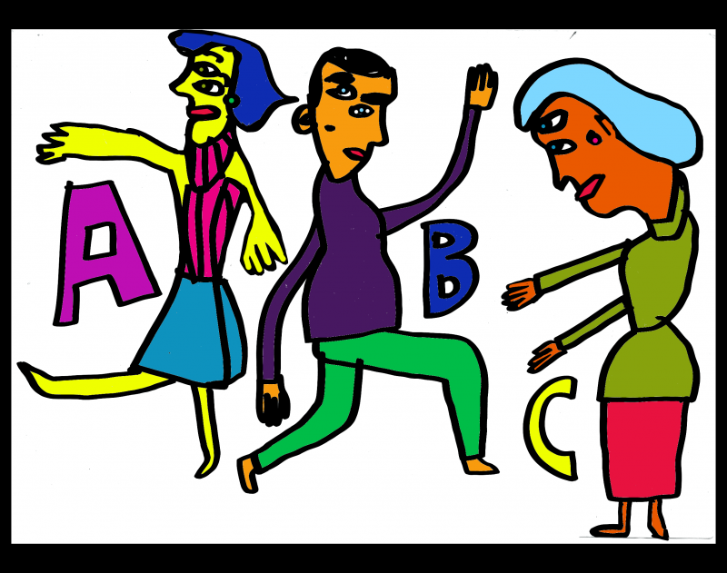 The Dancing Alphabet: A-B-C – Razblint